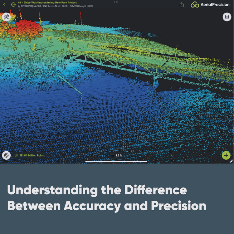 Difference Between LiDAR Accuracy and LiDAR Precision – Aerial Precision